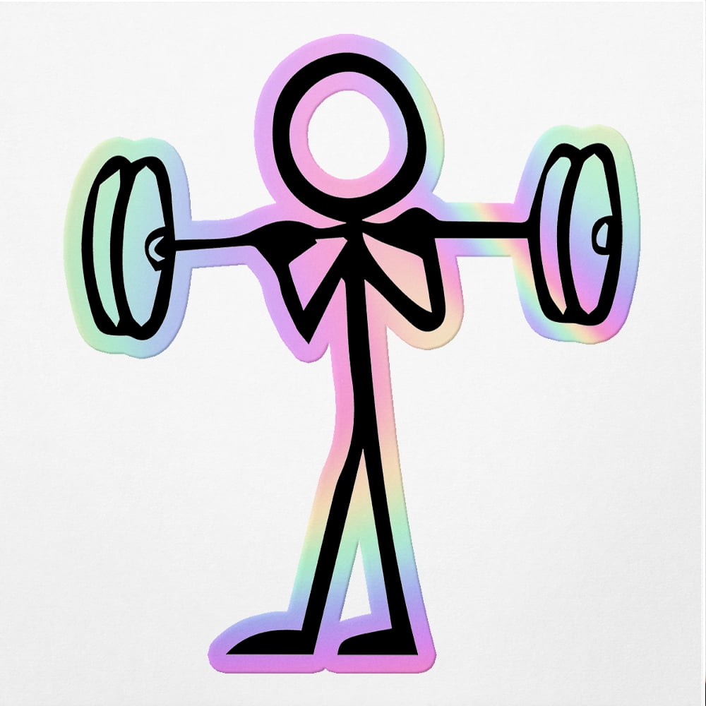 Vinyl Stickers Decals Of Weightlifting - Apply On Any Smooth Surfaces ...