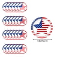 24 Pcs Independence Day Party Tableware Set for 24 Guests, Disposable ...