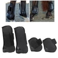 YAHHU 4 PCS Horse Tendon Boots Adjustable Front and Hind Leg Protectors ...