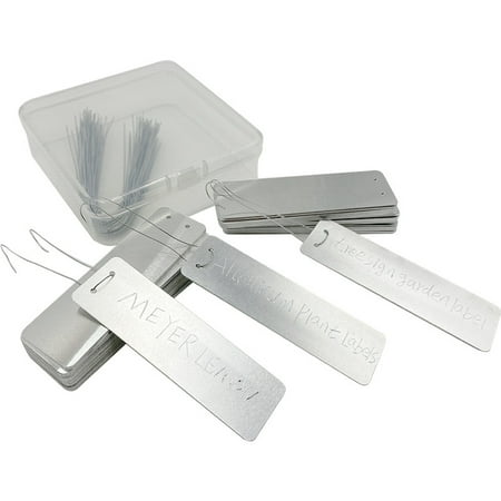 ShenMo Aluminum Plant Label, 100PCS Metal Plant Labels Aluminum Tree ...