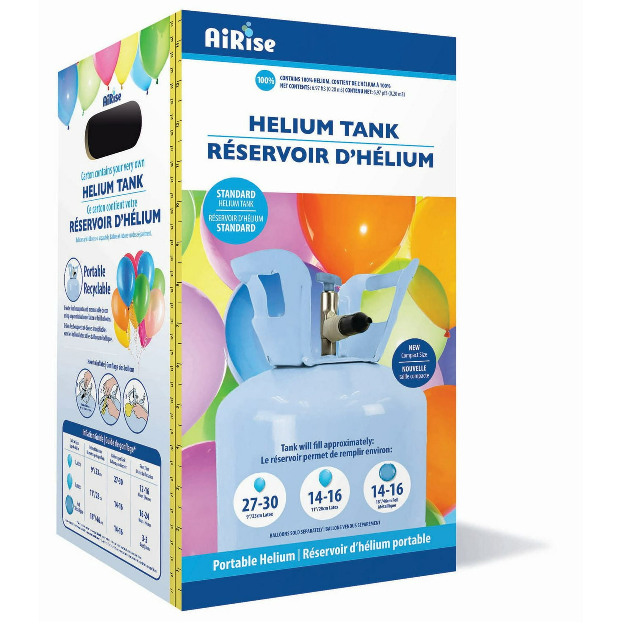 Click here for Airise Standard Portable Helium Tank prices