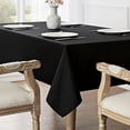 2 Pack Rectangle Tablecloth 52x70 inch, Water Resistant Wrinkle Free ...