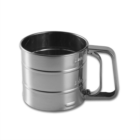 Handheld Flour Sieve Semi-automatic Home Kitchen Icing Sugar Strainer ...