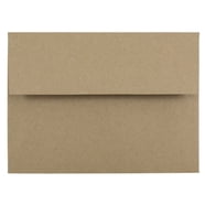 JAM A7 V, Flap Envelopes, 5.3x7.3, 25/Pack, Brown Kraft Recycled ...