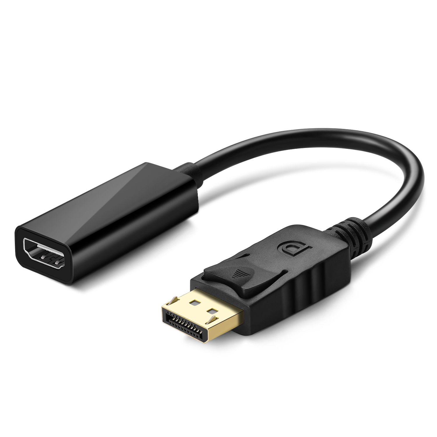DP To HDMI Adapter 4K UHD Supported Gold Plated DisplayPort Male To