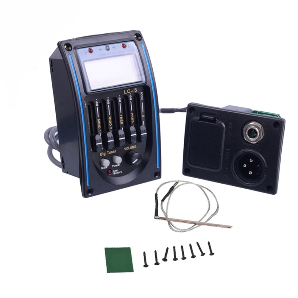 Acoustic Guitar Preamp with 5-Band Equalizer and LCD Philippines | Ubuy