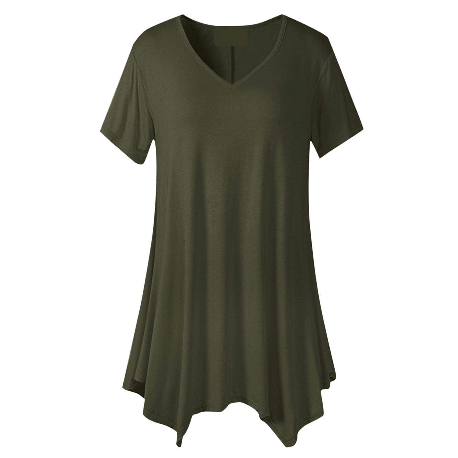 Click here for Timegard Womens Top V Neck Irregularly Bottom Loos... prices