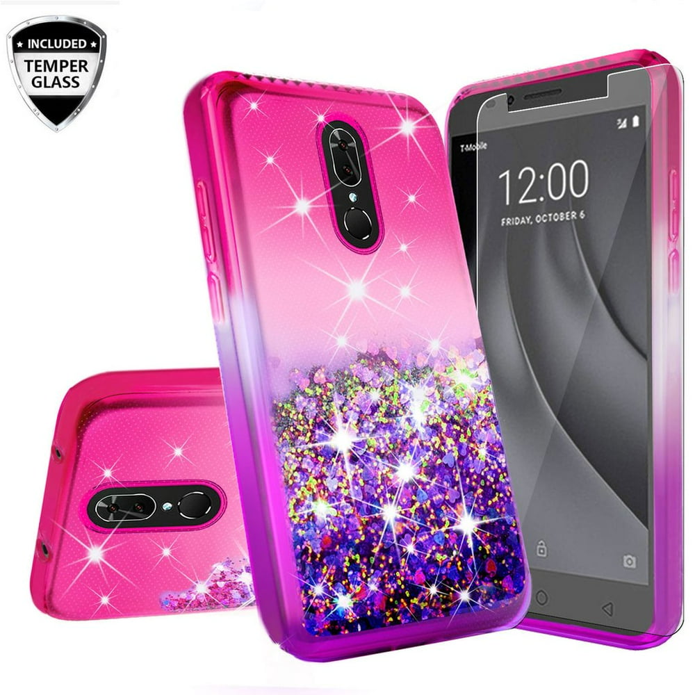 Case For Nokia 3 1 Plus Glitter Liquid Floating Bling Sparkle Moving