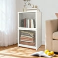Double-Layer Bookcase with Frosted Doors | Multi-Purpose Storage ...
