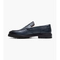 Stacy Adams Hayes Moc Toe Penny Slip On Shoes Leather Navy 25735-410 ...