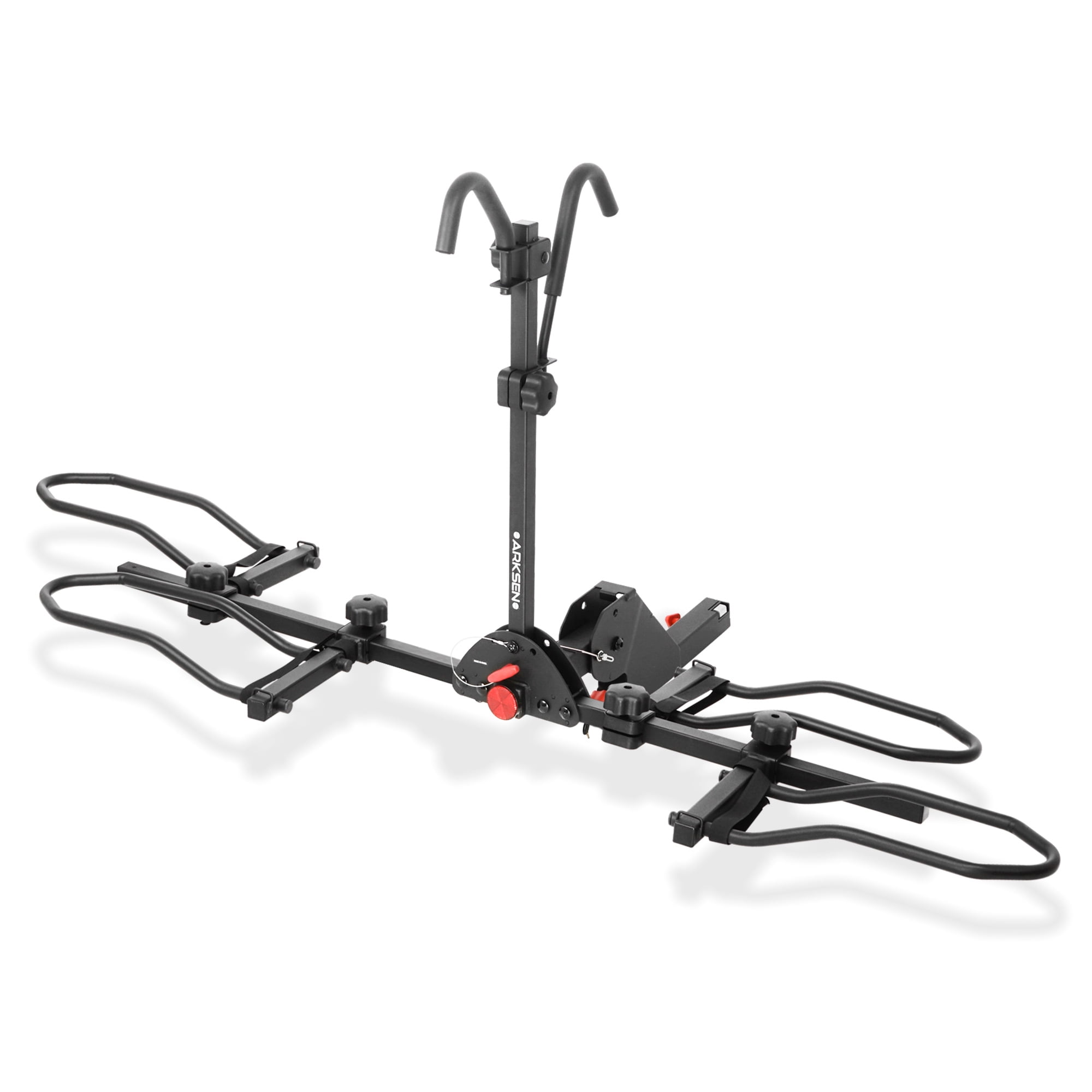 Arksen 2" Hitch Mounted Foldable Rack Smart Tilting 2-Bike Platform ...
