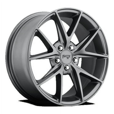 Niche 1PC Aluminum Rim M124 MILAN 18X8in Gloss Black Brushed Finish ...