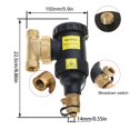 Wall Mounted Boiler Magnetic Filter Brass Magnetic Dirt Remover Filter ...