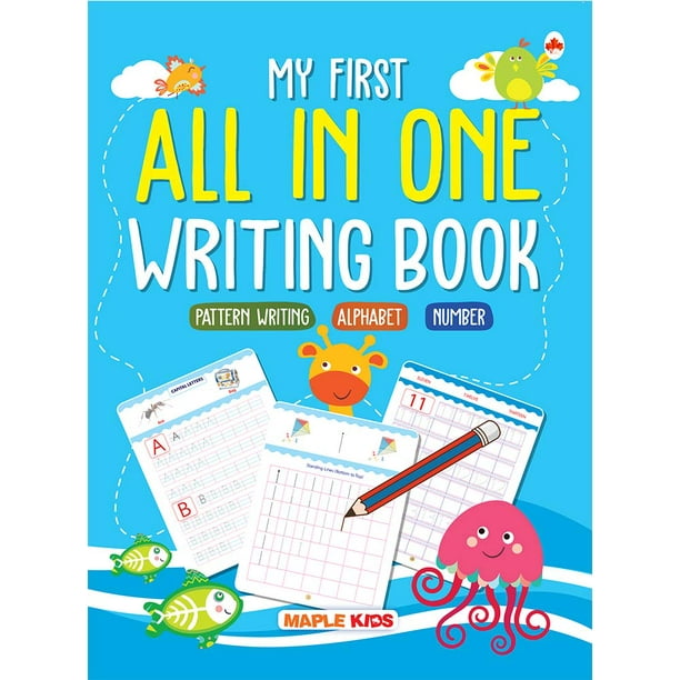 First All In One Writing Book (Practice) - Pattern Tracing - Alphabet ...