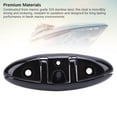 BIMZUC 6 inches / 15.24 cm Boat Folding Cleat 316 Stainless Steel ...