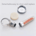 Daofin LED Handheld Shower Head, High Pressure, Mineral Filter Beads ...
