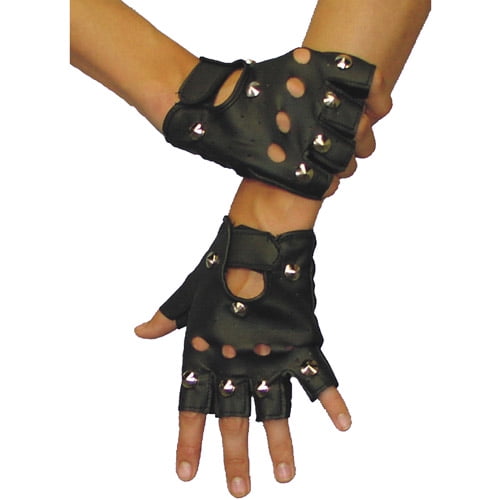 EZ Rider Studded Gloves Adult Halloween Accessory - Walmart.com ...