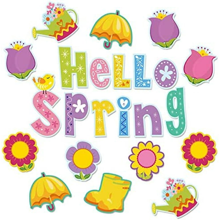 Spring Flower Bulletin Board