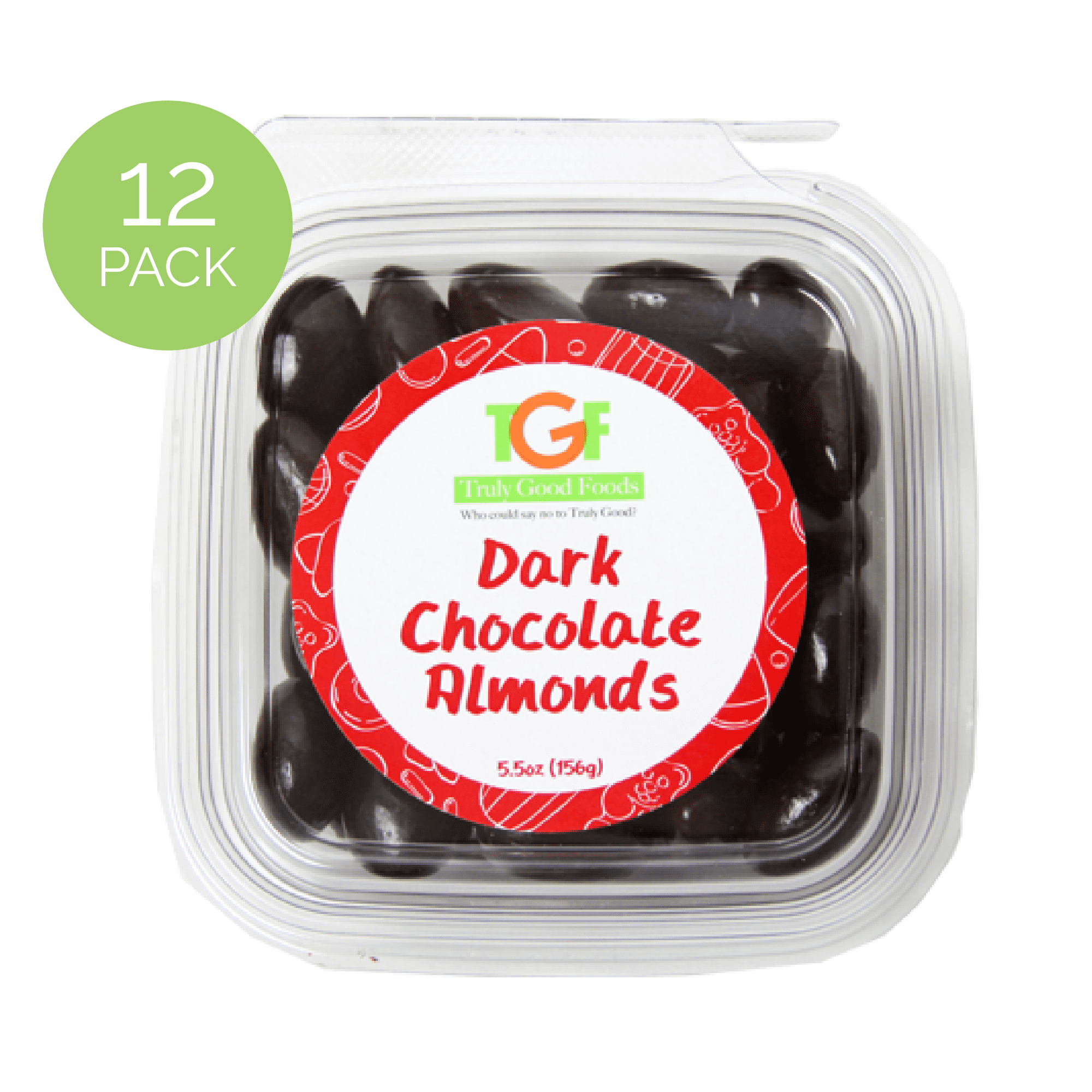 Dark Chocolate Almonds Mini Cubes, 5.5oz, 12-count - Walmart.com