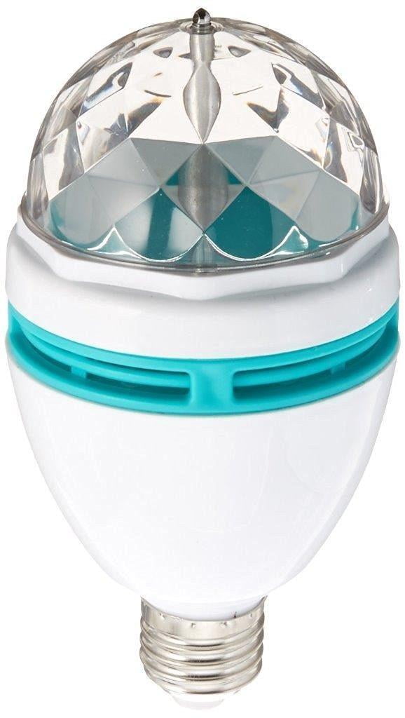 Elegantoss Rotating LED Strobe Bulb Changing Mult-Color Crystal Stage ...