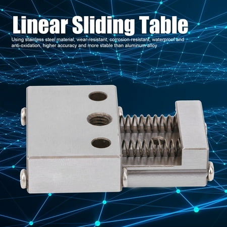 Loewten Manual Linear Slide,Linear Sliding Table X‑Axis Manual Platform ...