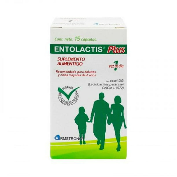 Suplemento Alimenticio Entolactis Plus 15 Cápsulas multicolor 15 ...