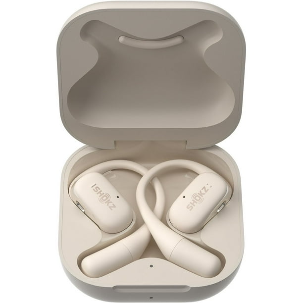 Shokz OpenFit Headphones Open-Ear True Wireless Earbuds, Beige T910-ST-BG-US - Walmart.com
