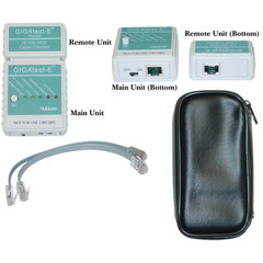 GIGAtest-E Wire Mapping Cable Tester, Tests Cat5e, Cat6, Cat6a for ...