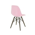 Design Lab MN LS-9440-PNKWAL Trige Pink/Walnut Dining Chair Set of 2 ...