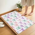 Doormat Colorful Bow Tie Doormats Entrance Door Rug Cute Floor Mat ...
