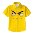Boys Tops Cartoon Print Long Sleeve Button Down Beach Essentials for ...