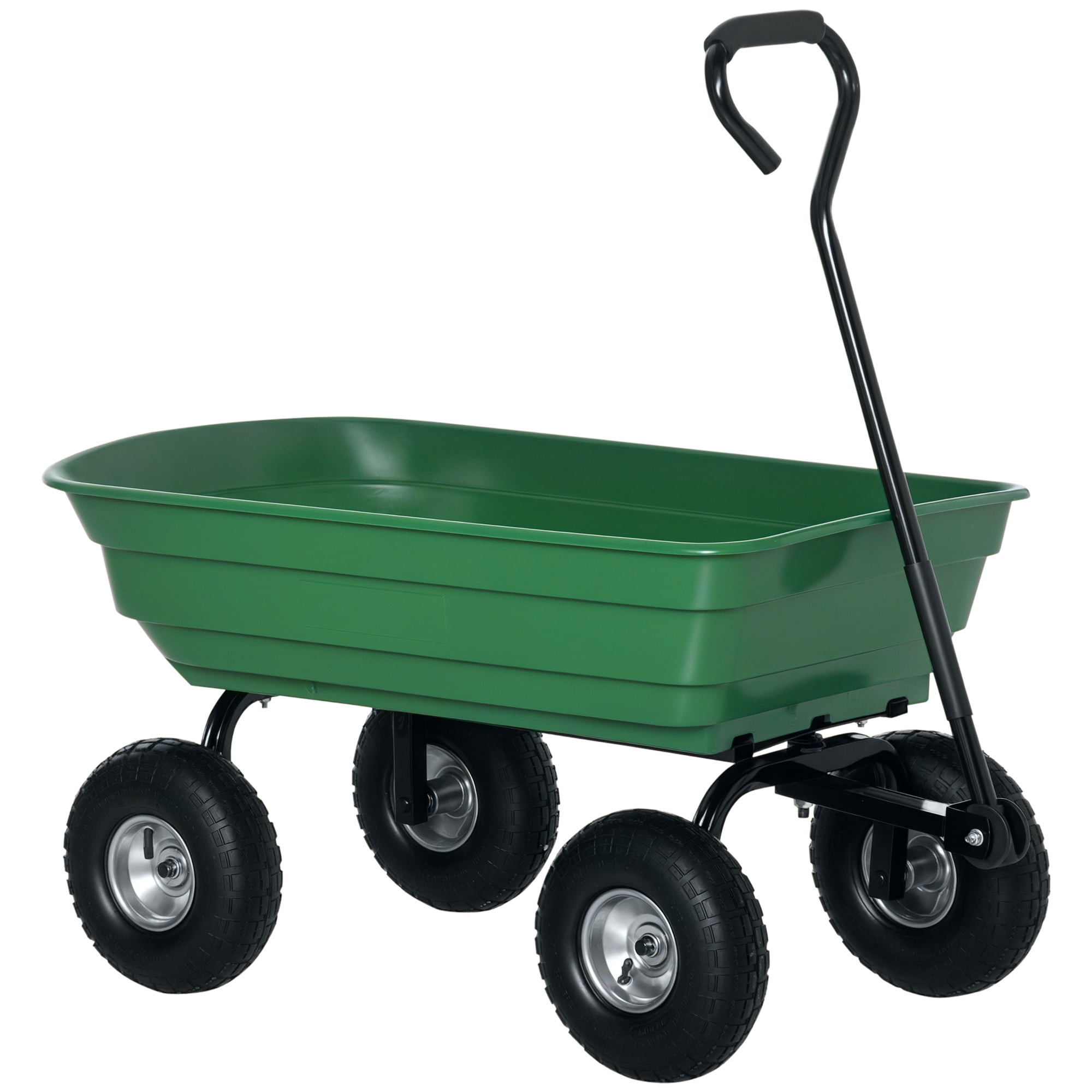 Click here for Outsunny Steel Garden Cart With Handle And 10 Pneu... prices
