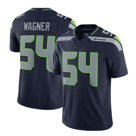 Men's Seattle Seahawks Football Jersey METCALF 14# FAN 12# WAGNER 54 ...