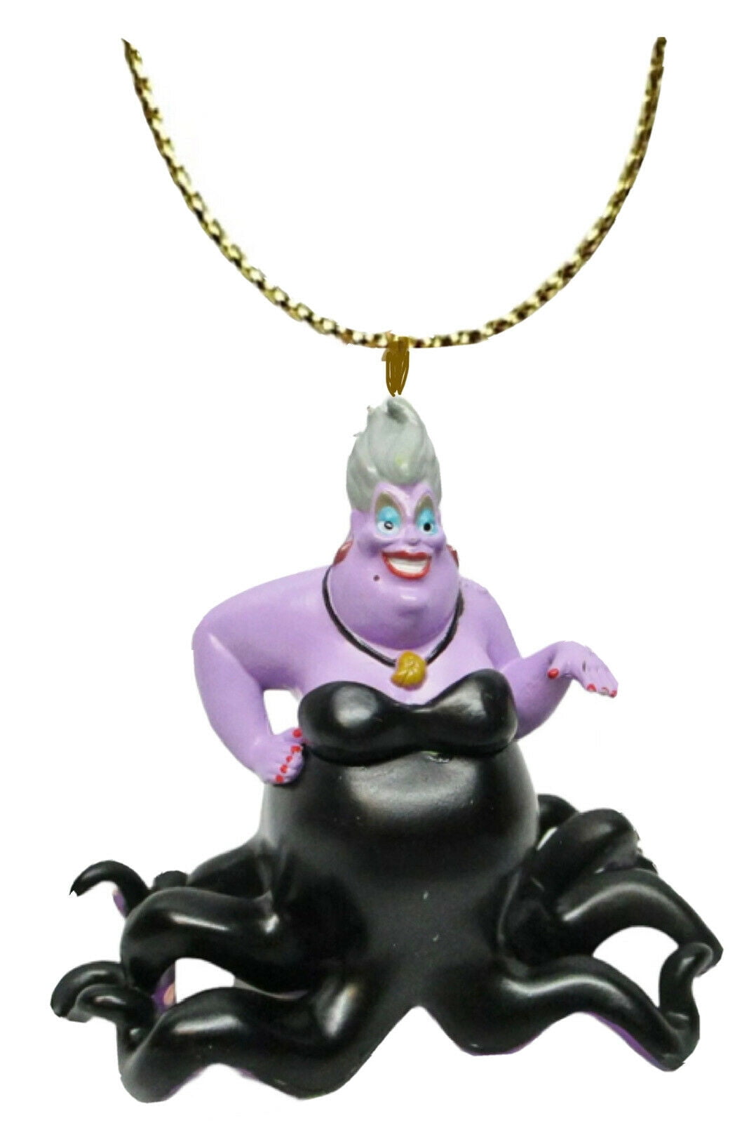 4" Evil Ursula PVC Ornament Figure Disney Little Mermaid Princess Ariel ...