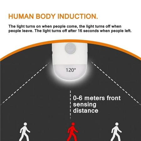 Human Body Induction Lamp Magnetic Induction Night Light USB Charging ...