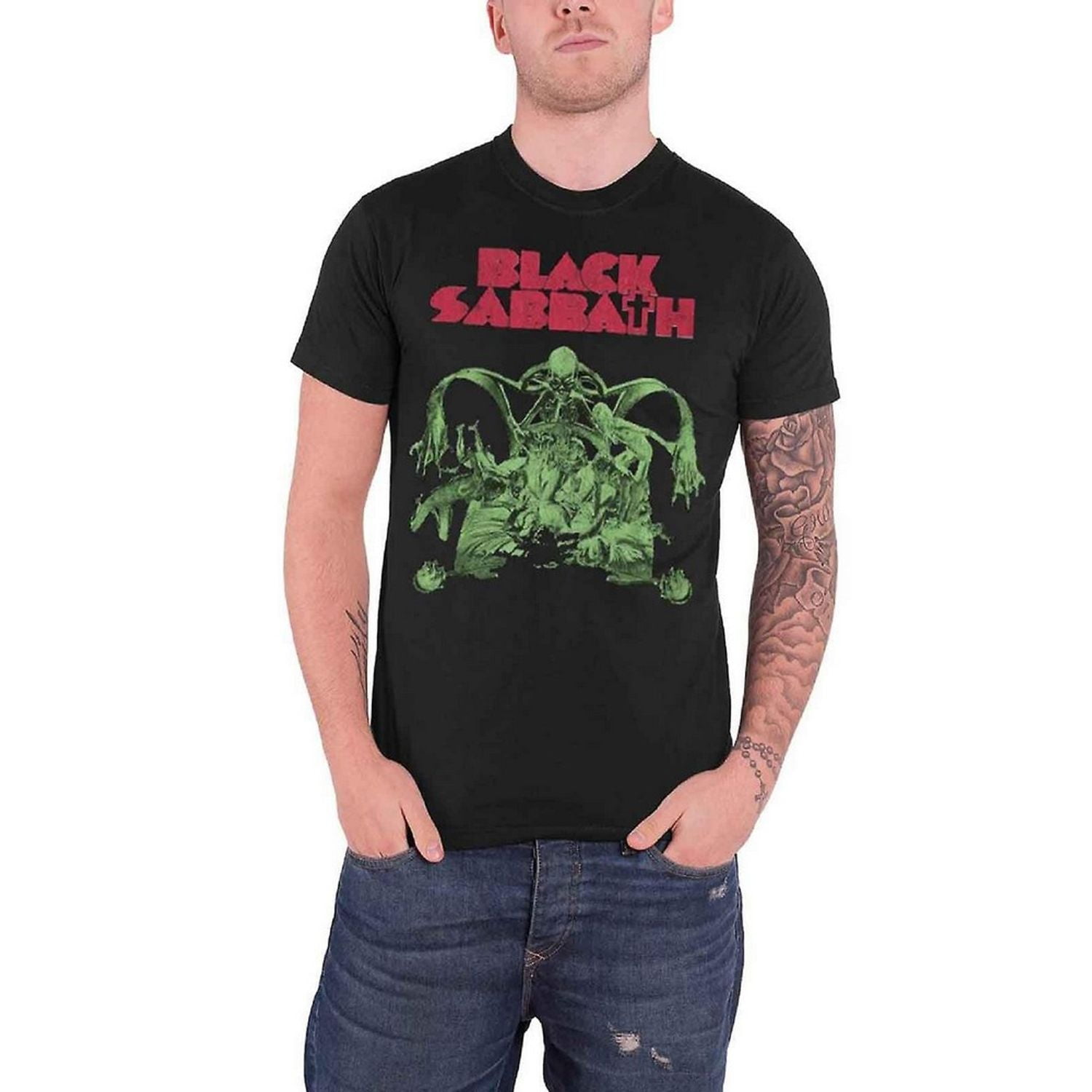 Click here for Black Sabbath Adult Cut Out T-Shirt Xxl prices
