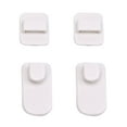 Naturegr 2 Pairs Home Remote Control Hook Sticker Holder Self Adhesive ...