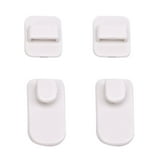 Naturegr 2 Pairs Home Remote Control Hook Sticker Holder Self Adhesive ...