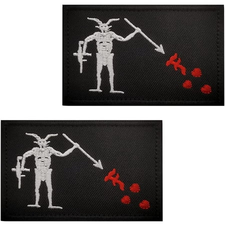 Blackbeard Pirate Edward Teach 2x3.5 DEVGRU Navy Seals Tactical ...