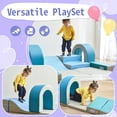 Climb and Crawl Foam Playset 10 in 1, Soft Foam Nugget Block for ...