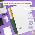 White Kraft Rigid Mailers, Stay Flat Paperboard Envelopes, 200 Count ...