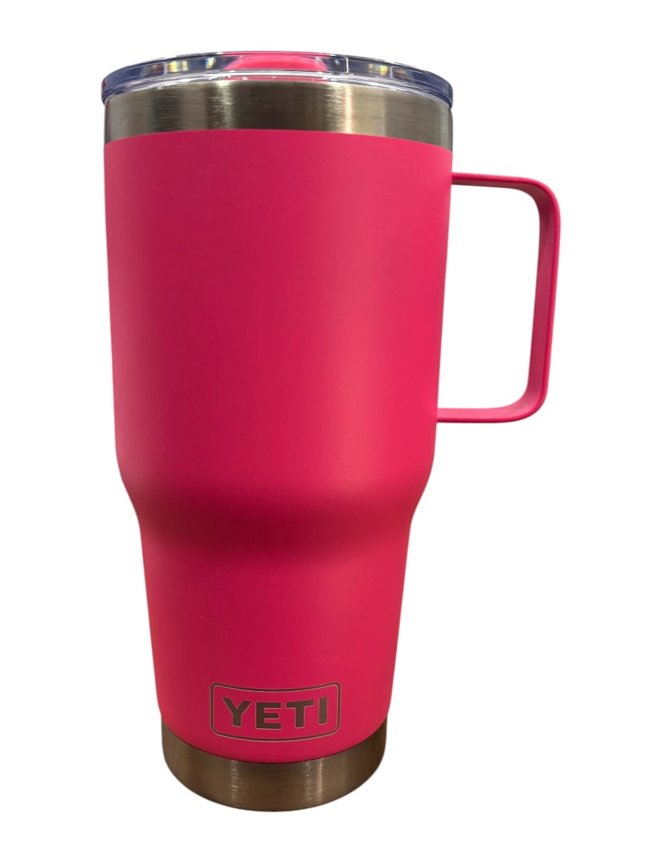 Termo de acero inoxidable Yeti Rambler Coffe color fucsia de 30 onzas ...