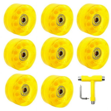 80mm 82A BLACK INLINE Outdoor WHEELS Rec/Fitness x10 - Walmart.com