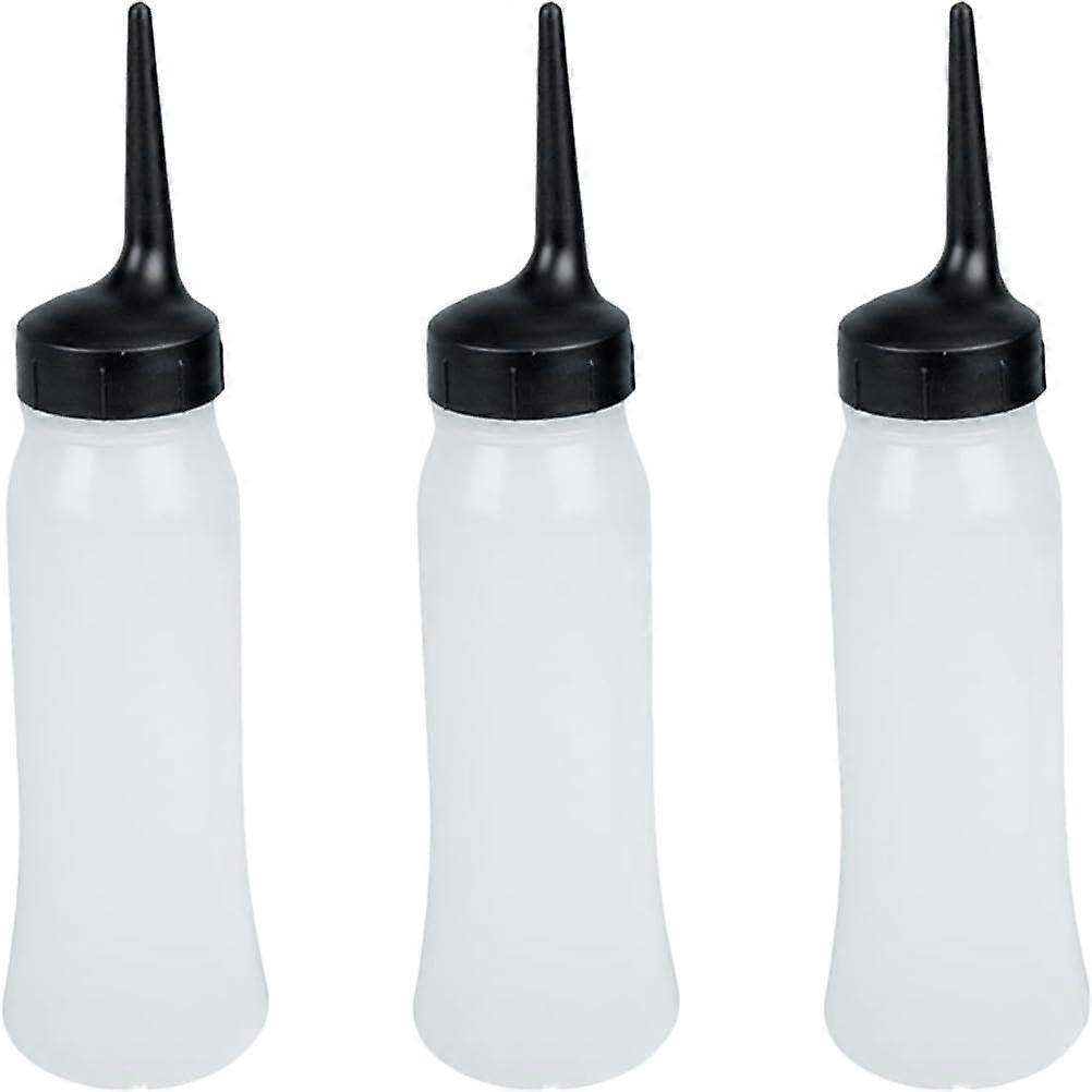 3pcs Dry Cleaning Bottle Hair Dye Bottle Hair Dye Container Oil Bottles ...