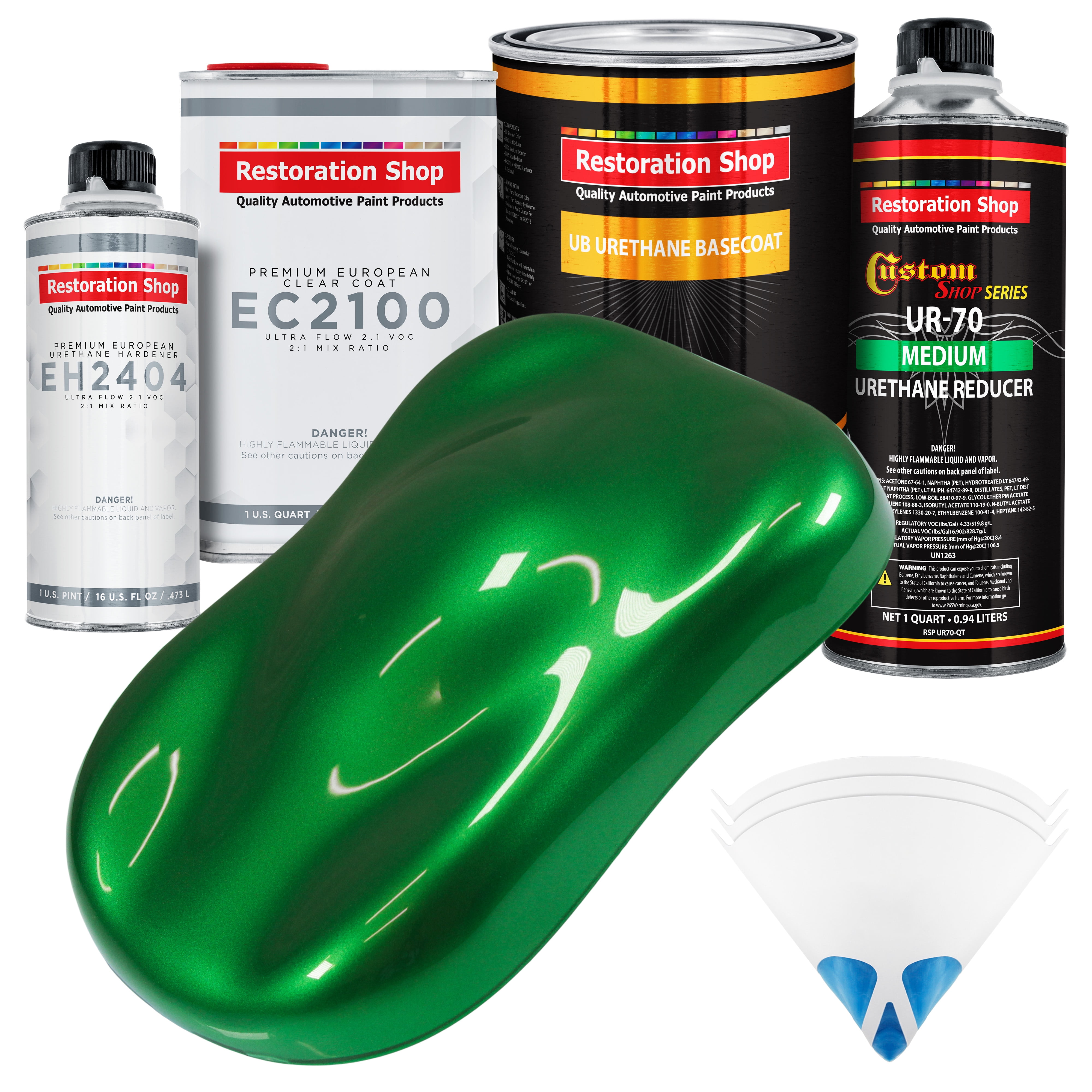 Restoration Shop - Gasser Green Metallic Urethane Basecoat with ...