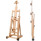 Miumaeov Deluxe Portable H-Frame Easel, Adjustable, Moisture/Sun-Proof ...