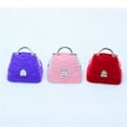 1pc Elegant Velvet Handbag-Shaped Jewelry Box with Golden-Tone Hardware ...