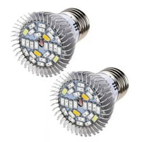 2pcs E27 Plant Growth Light 85-265V Full Spectrum Led Grow Light for ...