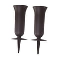 Aymzbd 2Pcs Cemetery Grave Flower Vase Lawn Yard Easy Installation ...