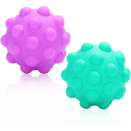 Pop Ball Squishy Fidget Toy 3D Squeeze Stress Balls with Popping Noises ...